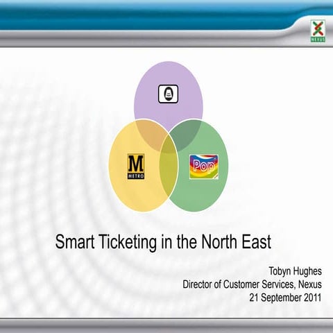 Smart ticketing for traveline conference | PPTX