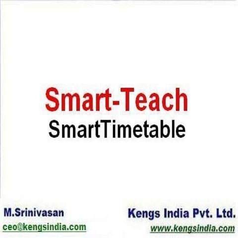 Smart timetable for creation/modification of timetables | PPT