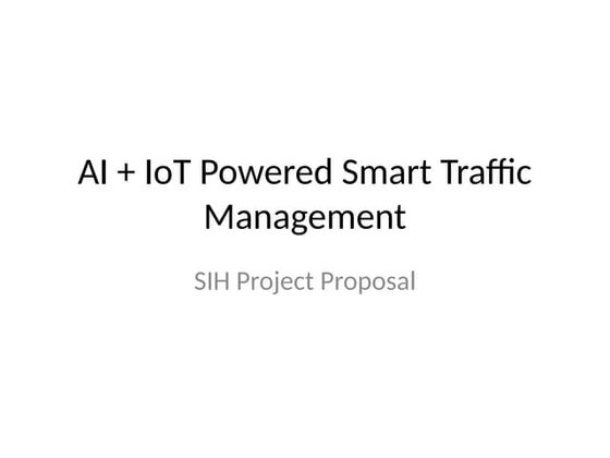 How AI-Based Traffic Management Systems are Shaping the Future of Smart ...