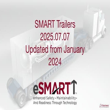 Smart Trailers 2025 Update with History and Overview | PDF