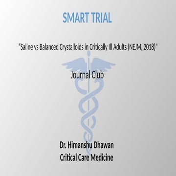 The SMART Trial -journal club presentation by dr. HIMASNHU.pptx