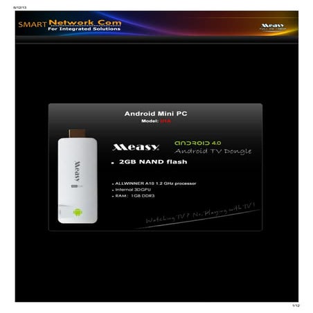 Smart tv | PDF | Computer Peripherals | Computing