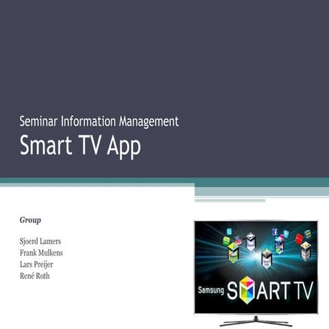 Smart tv app introduction | PPT