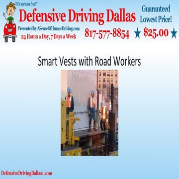 Smart vests for construction workers | PPT