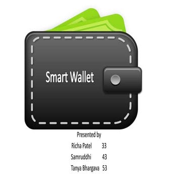 Smart wallet | PPTX