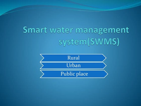 Effective Smart water management with IoT.pdf | Water Services | Home Utilities