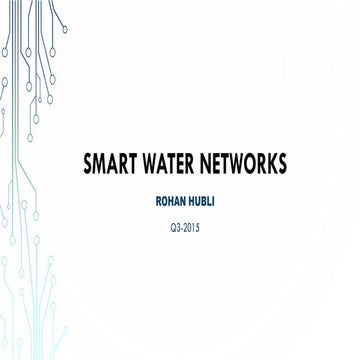 Smart Water Networks - Busines Opportunity | PDF