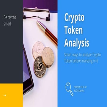 Smart ways to analyze Crypto Token before investing in it | PPT