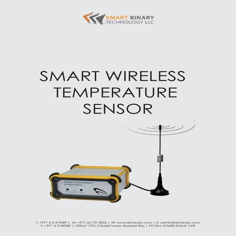 SMART WIRELESS TEMPERATURE SENSOR | PDF | Computer Networking | Computing