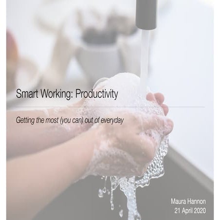 Smart working productivity | PPT