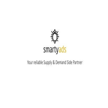 SmartyAds Ad Exchange for demand and supply partners | PPTX | Advertising Industry | Industries