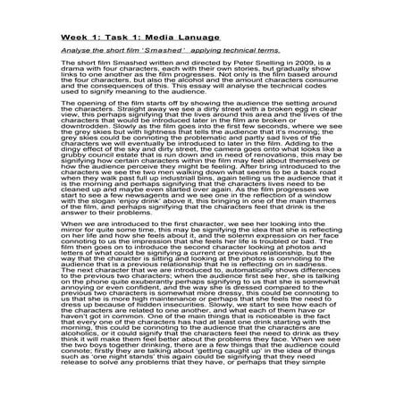 Smashed essay[1] | DOC