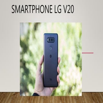 Smatphone lg v20 | PPT