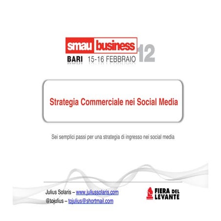 Smau Bari 2012 Julius Solaris | PDF