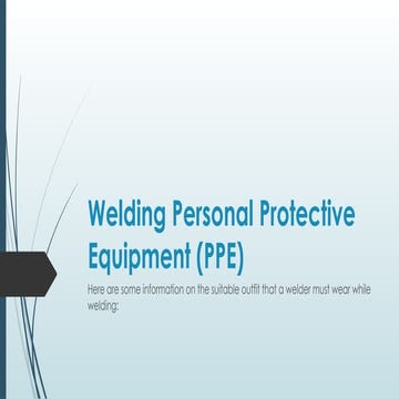 SMAW NC I - Welding Personal Protective Equipment (PPE).pptx