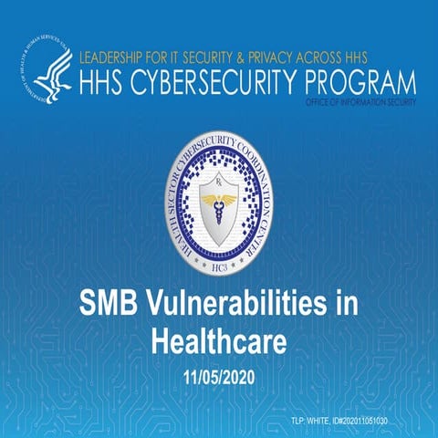 smb-vulnerabilities-in-healthcare.pdf | Operating Systems | Computer ...