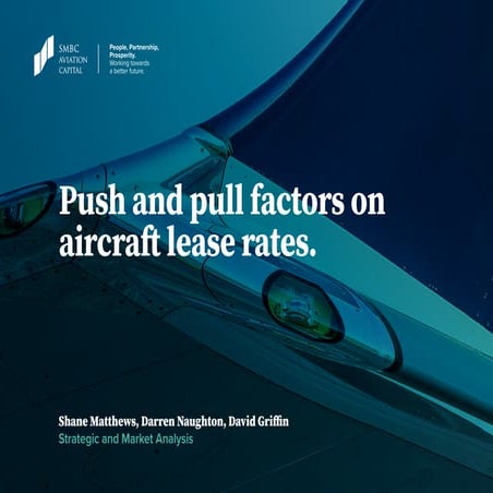 Aircraft Lease Rates Whitepaper from SMBC AC | PPT