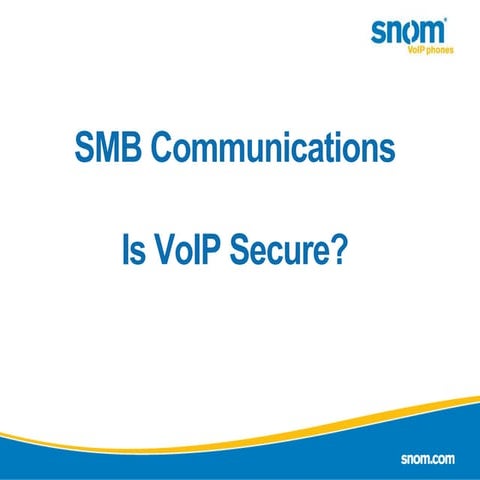 VoIP: Attacks & Countermeasures in the Corporate World | PDF