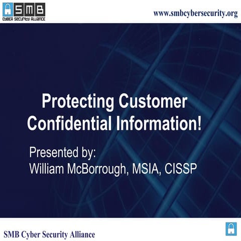 Protecting Customer Confidential Information | PPT