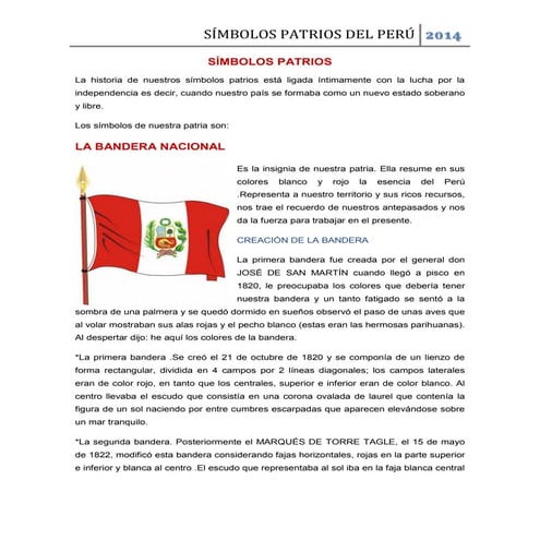 Guia simbolos patrios | DOCX
