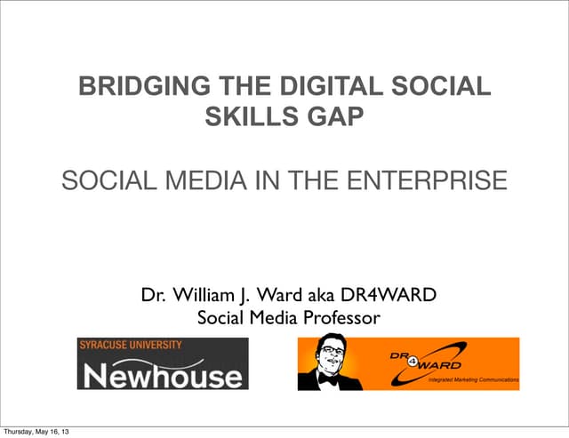 Dr. William J. Ward presentations