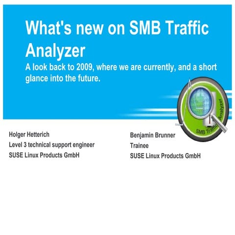 What\'s new with SMB Traffic Analyzer | PDF | Databases | Computer ...