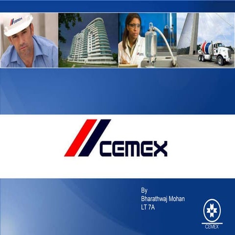 Cement Industry - CEMEX | PPTX