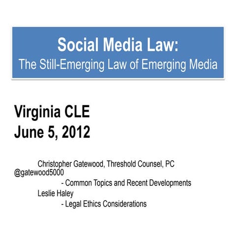 Four letter word social media risks | PPTX