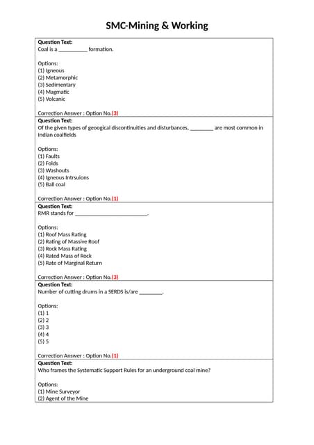 Mining objective answers | DOC
