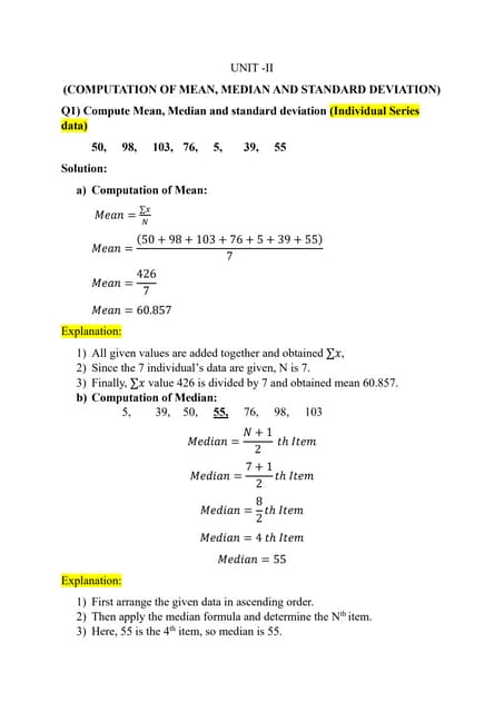 Coefficient of variation | PPT