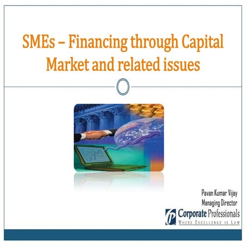 SMEs - Financing Through Capital Market | PPT