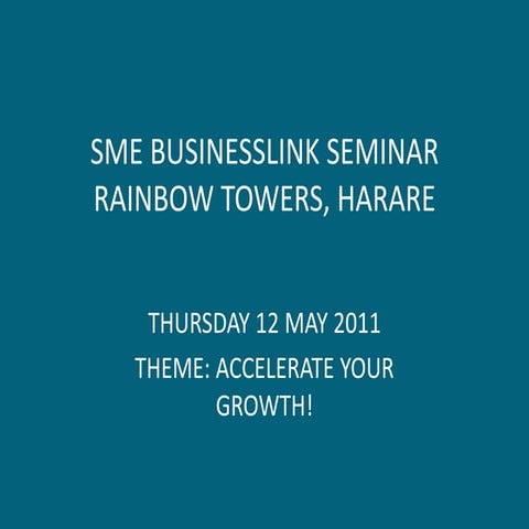 Sme businesslink-seminar | PPTX