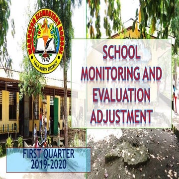 School Monitoring, Evaluation and Adjustment | PPTX