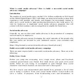 What is social media advocacy? How to build a successful social media ...