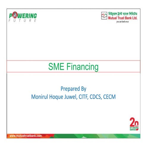 SME Financing | PPTX