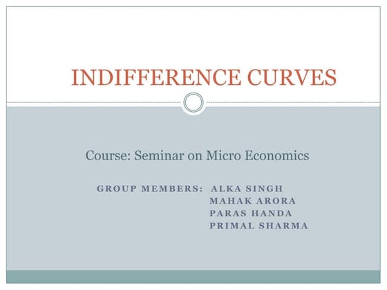Indifference curve1 | PPT