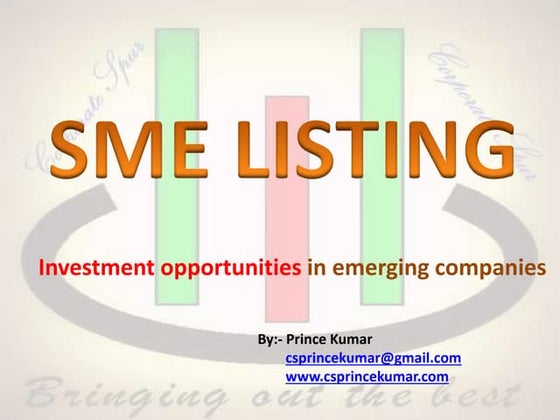 SME IPO Opportunity and Trends july 2024 | PDF