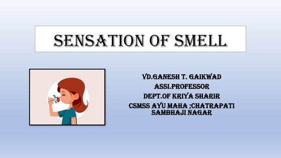 Sense of smell | PPT