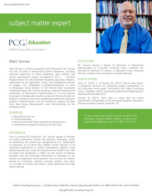 PCG Human Services, Infographic | PDF