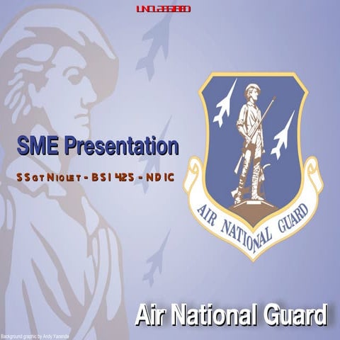 Presentation Overviewing the Air National Guard | PPT