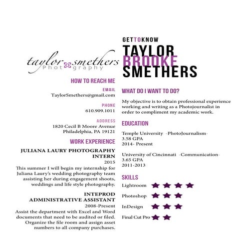 Smethers resume2 | PDF
