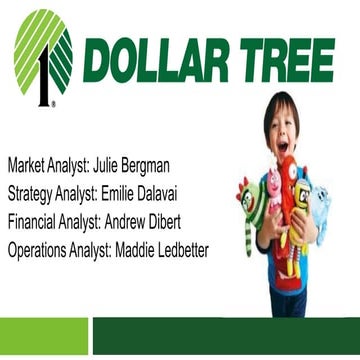 SM_Final_Presentation_Dollar_Tree | PPTX | Business Accounting ...