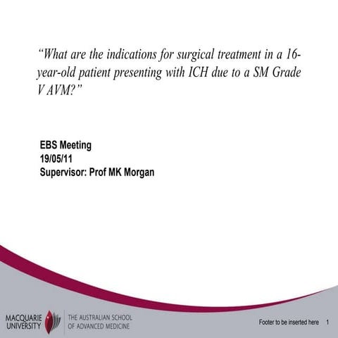 Sm grade v avm | PPT