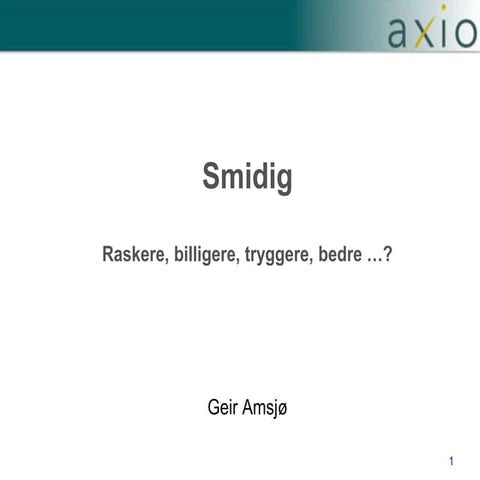 Smidig i coronakrise | PDF