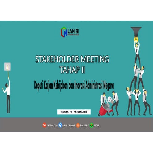 Stakeholder Meeting II 2020 | PPT