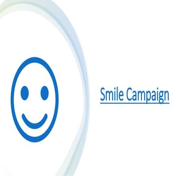Smile campaign | PPTX