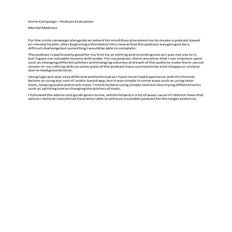 Smile Podcast - Evaluation.docx