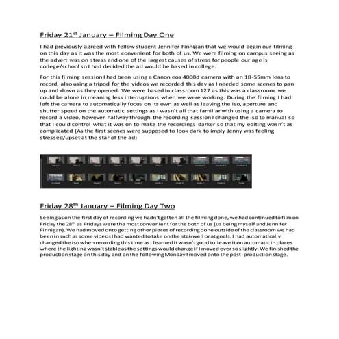 Smile production diary | PDF