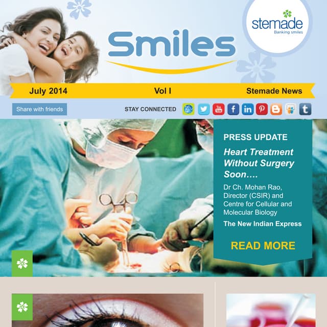 Smiles Newsletter July 2014 Vol I | PDF