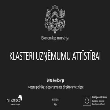 Klasteri uzņēmumu attīstībai | PDF